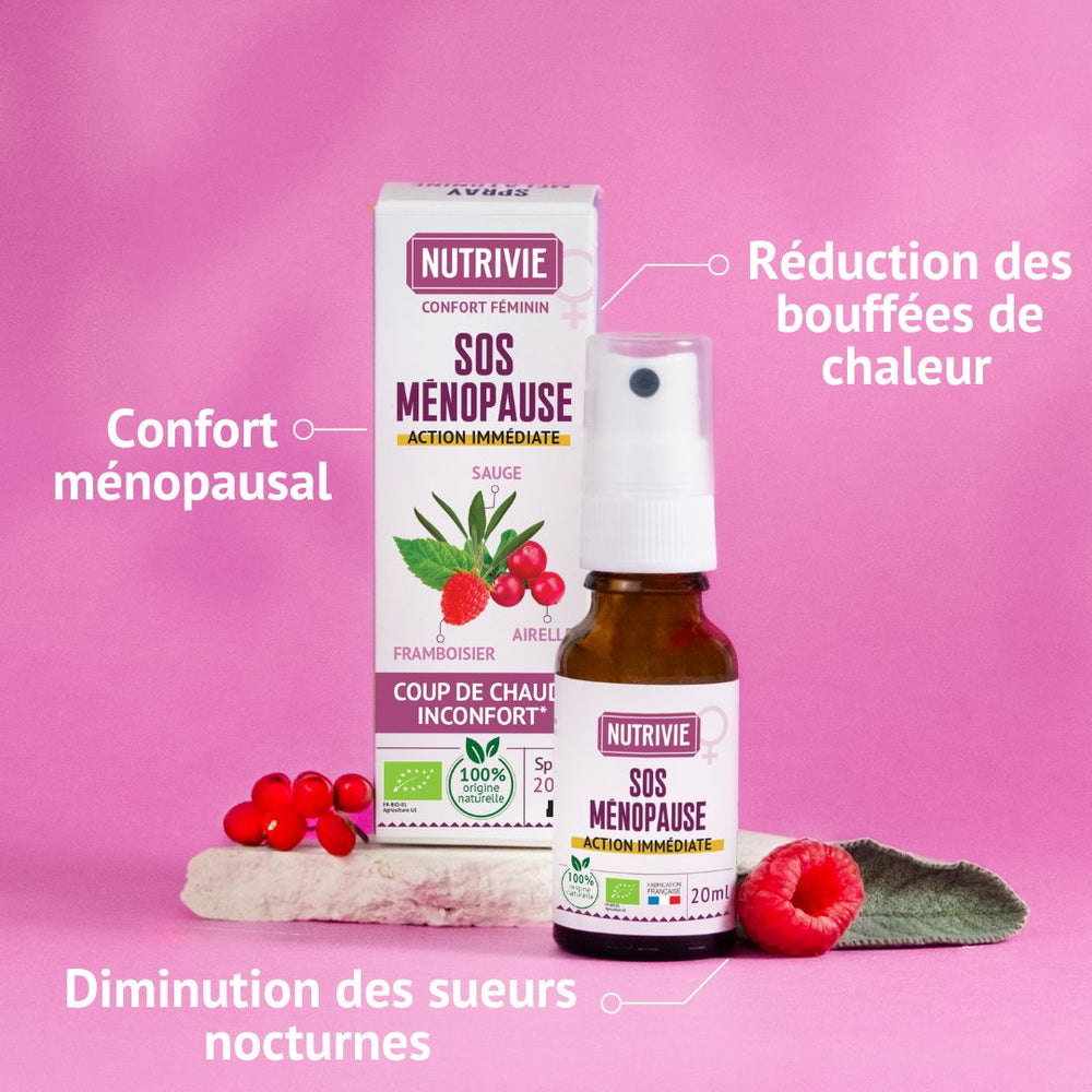 SOS Ménopause - Spray Bio 20 ml - Anti bouffées de chaleur