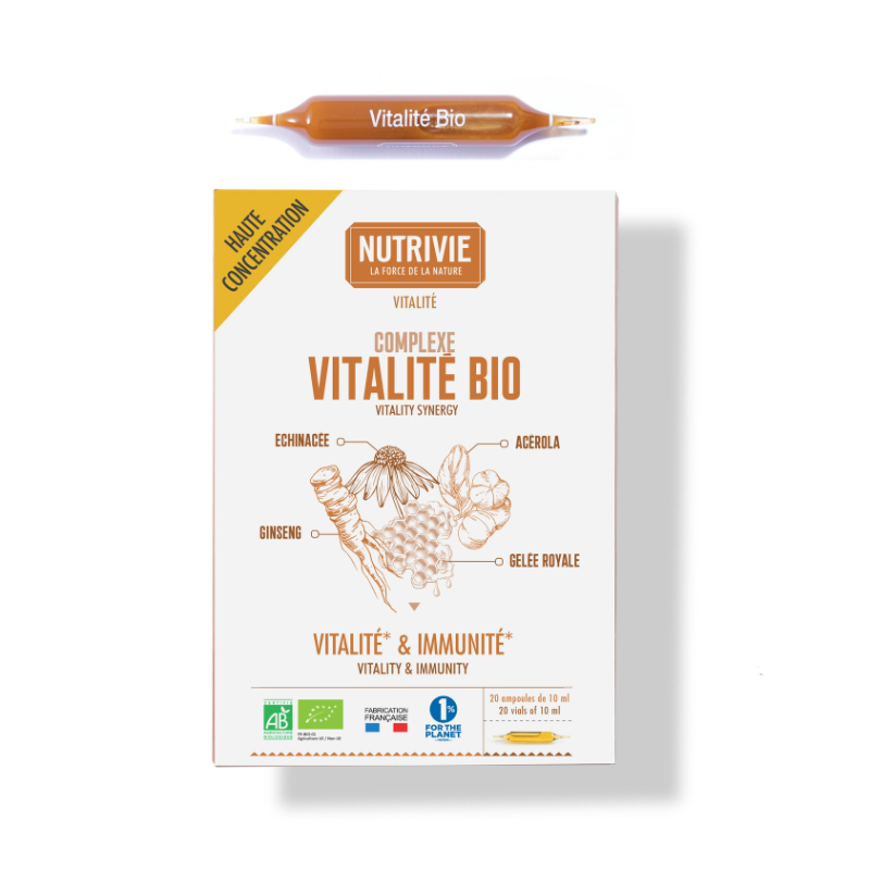 Ampoules Complexe Vitalité BIO | NUTRIVIE