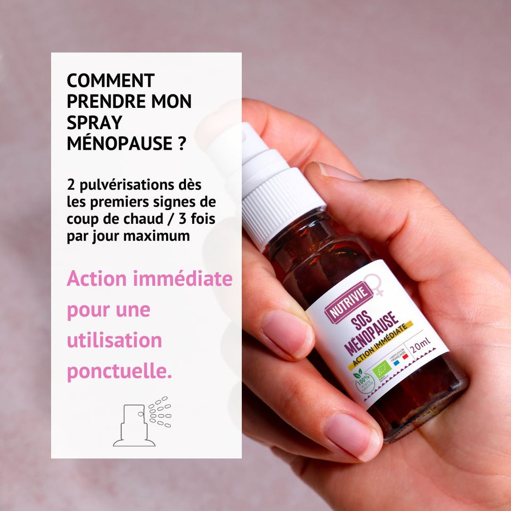 SOS Ménopause - Spray Bio 20 ml - Anti bouffées de chaleur