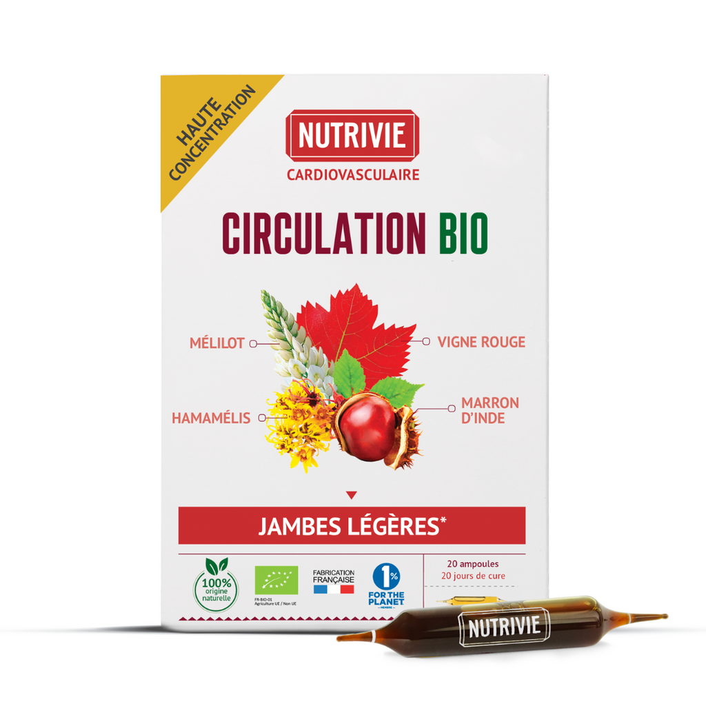 Ampoule circulation & jambes légères Bio - boîte de 20 à 15.70