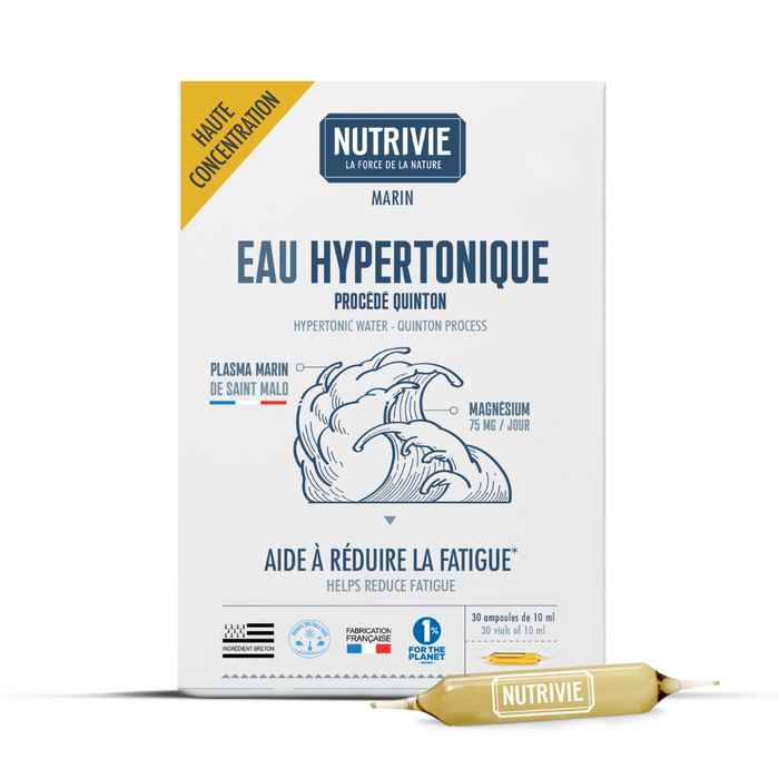 Plasma Marin - Ampoule d'eau de mer hypertonique Quinton