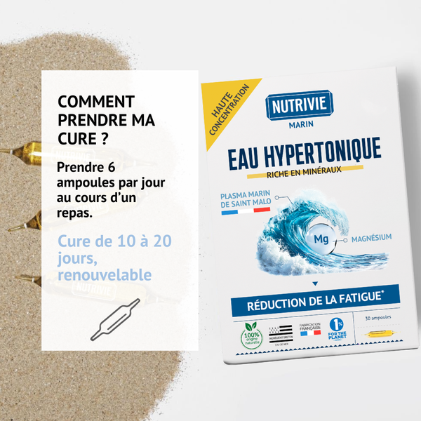 Plasma Marin - Ampoule d'eau de mer hypertonique Quinton